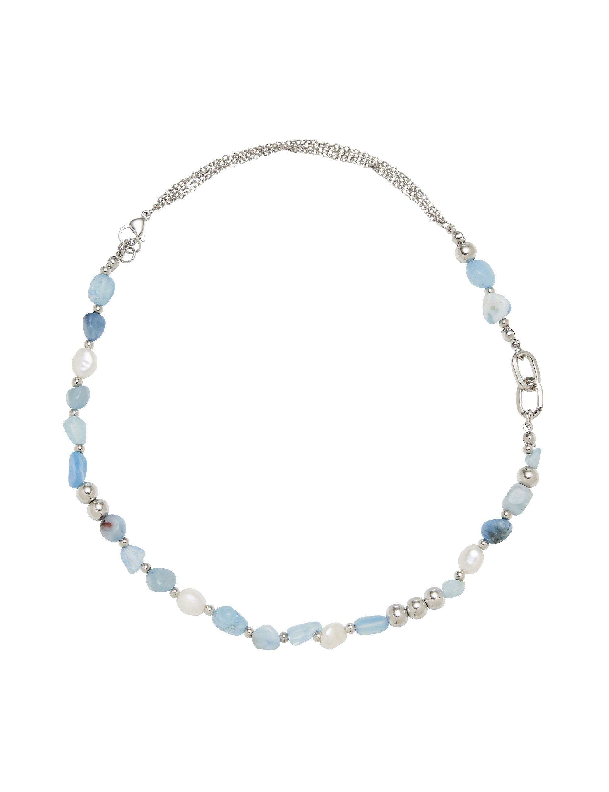 NEPTUNE MIXED STONE & PEARL NECKLACE – Barcs Australia